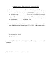 PRELAB Lab8 114 1 Docx Week 8 Equilibrium Part II Measuring An