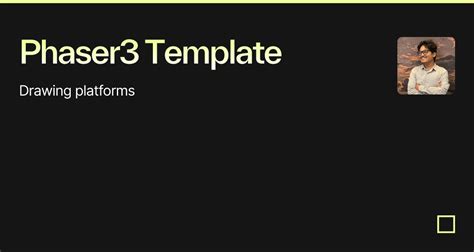 Phaser3 Template Codesandbox