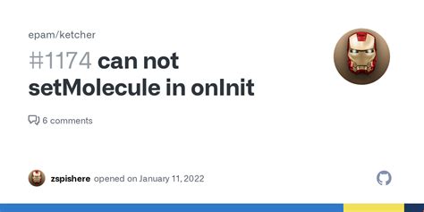 Can Not Setmolecule In Oninit · Issue 1174 · Epamketcher · Github
