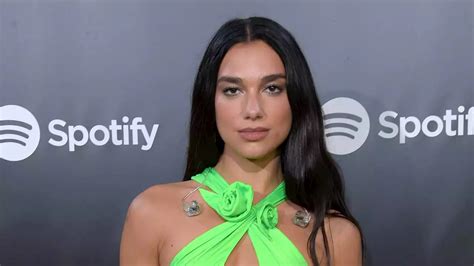 Dua Lipa Frees The Nipple In See Through Crystal Mesh Dress At ‘barbie