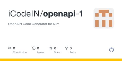 Github Icodein Openapi Openapi Code Generator For Nim