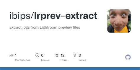 Github Ibipslrprev Extract Extract S From Lightroom Preview Files