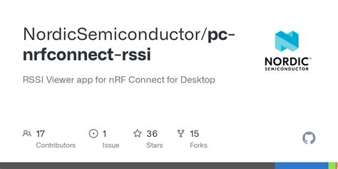 GitHub NordicSemiconductor Pc Nrfconnect Rssi RSSI Viewer App For
