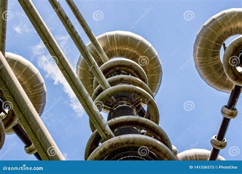 Science Setup Cascade Transformers Stock Image Image Of Current
