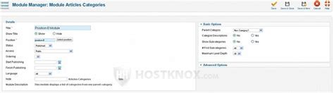Hostknox Joomla Module Positions Tutorial