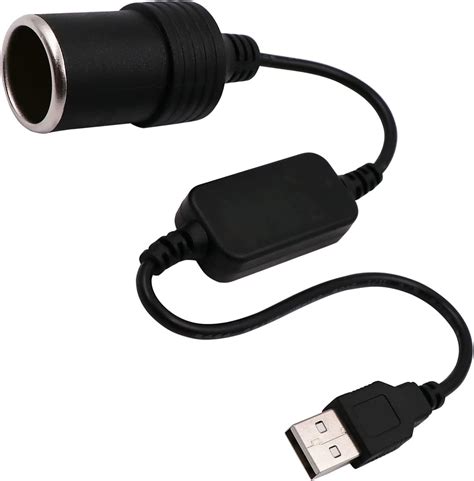 non square usb port to 12v adapter usb port to 12v car cigarette lighter adapter socket female
