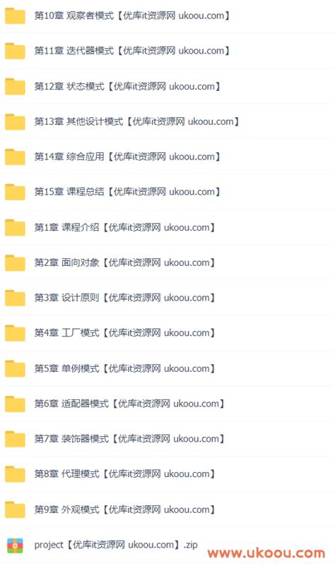 Javascript 设计模式系统讲解与应用「完结无密」 优库it资源网 Javascript 设计模式系统讲解与应用「完结无密」 优库it资源网