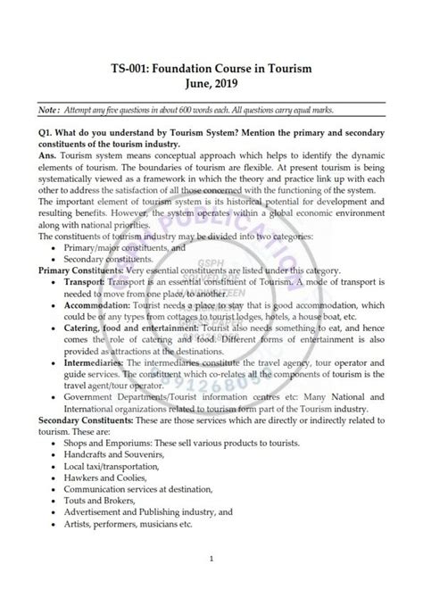 Ignou Ts 01 Previous Year Solved Question Paper June 2019 English Medium Ignou Solved Assignment