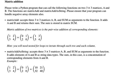 Solved Please Write A Python Program That Can Call The