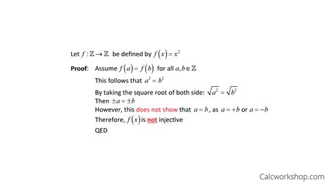 Injective Function How To Prove W 17 Worked Examples