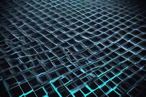 Abstract Grid Pattern Stock Illustration Premium Ai Generated Image