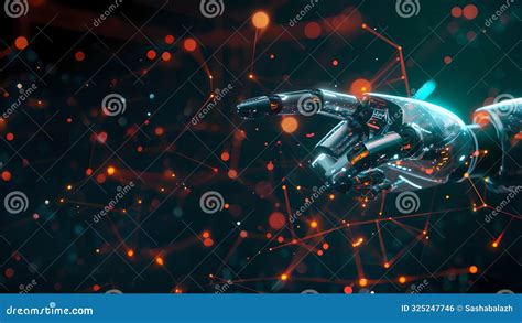 Humanoid Robot Disassembled To Recycle Spare Parts Stock Illustration