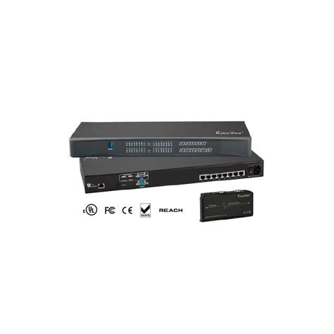 KVM Switch Console Cat Port Combo Cyberview