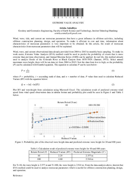 Doc Extreme Value Analysis