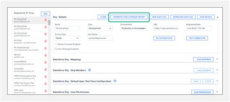 Code Coverage Reports Autorabit Knowledge Base