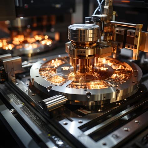 Premium Photo Process Of Laser Manufacturing Highprecision Components