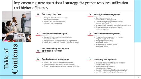 Implementing New Operational Strategy For Proper Resource Utilization And Higher Efficiency