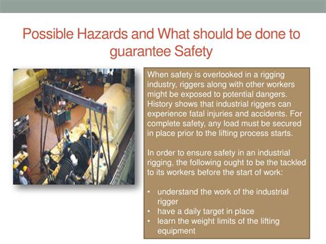 PPT Practical Rules For Industrial Riggers PowerPoint Presentation Free Download ID