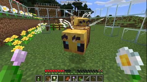 Minecraft как заманить пчел в пустой улей Youtube