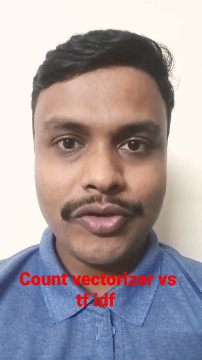 count vectorizer vs tf idf youtube