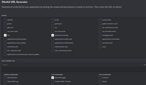 Trying To Make Bot But The Oauth2 Link Wont Generate Rdiscordapp