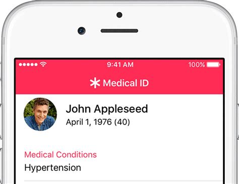 How To Use The Medical Id Feature In Apples Ios Health App