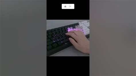 Mechnical Keyboard Beautiful Light Effects 2 Diy Keybord Gadgets Youtube