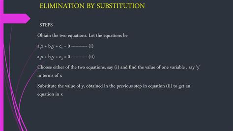 Linear Equation In Two Variables Pptx Physics Science