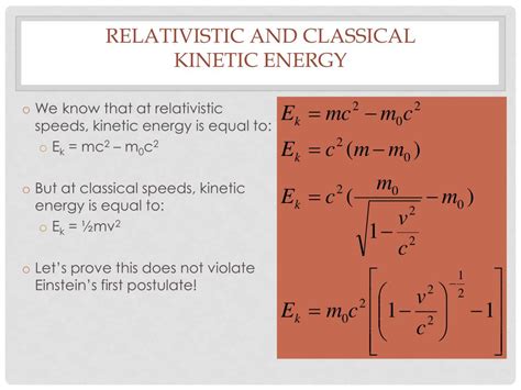 Ppt Relativistic Mass And Energy Powerpoint Presentation Free