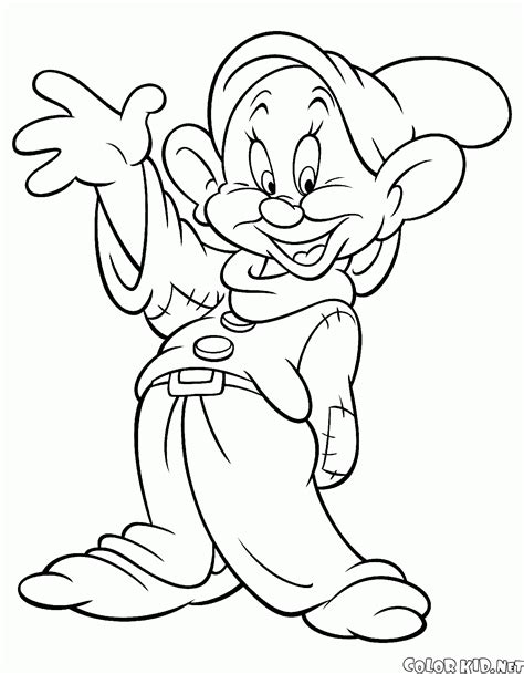 Coloriage Blanche Neige Et Les Sept Nains