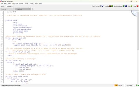 Solved Lang Racket Exercises 3 Rectangle Library