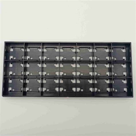 Black Pc Jedec Matrix Trays For Electronic Component Storage