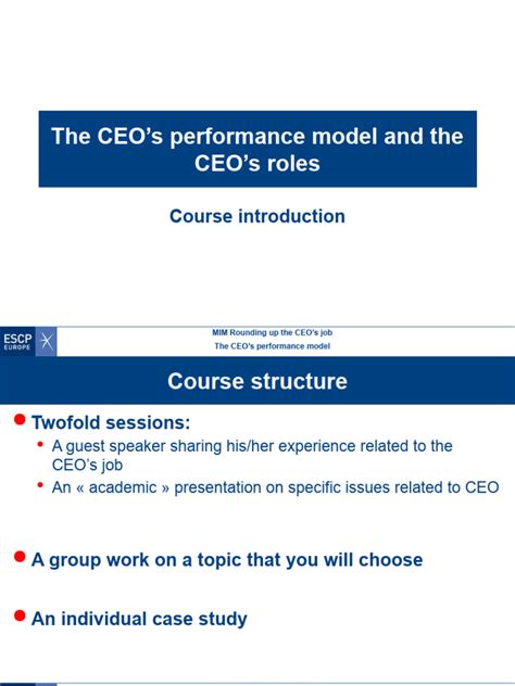 Ceo Introduction Complete 2021 Pdf Chief Executive Officer Psychological Concepts