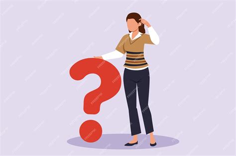 Premium Vector Thinking Or Solving Problem Concept Colored Flat