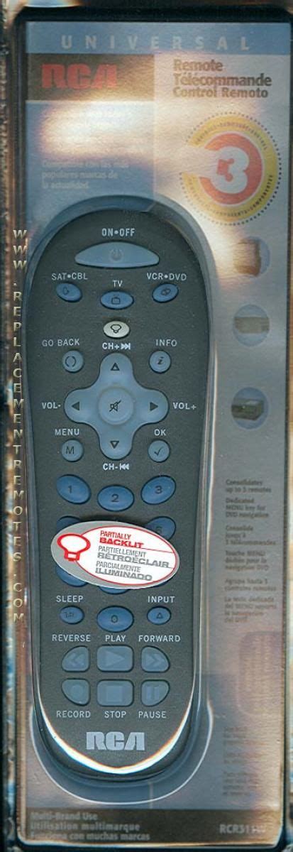 Buy RCA RCR311W Universal Remote Control 3 Device Universal Remote Control