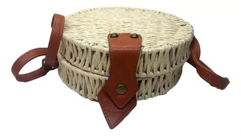 Bolsa Redonda Con Forro De Paja Circle Bag Trend Mercadolibre