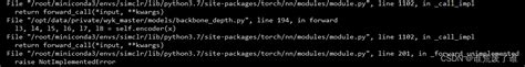 Pytorch继承nnmodule，forward出现raise Notimplementederrormodule