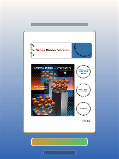 Materials Science And Engineering An Introduction 9th Edition Unlocked Test Bank Pdf