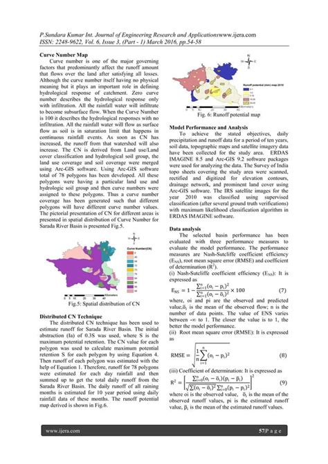 Rainfall Runoff Modelling Using Modified NRCS CN RS And GIS A Case Study PDF