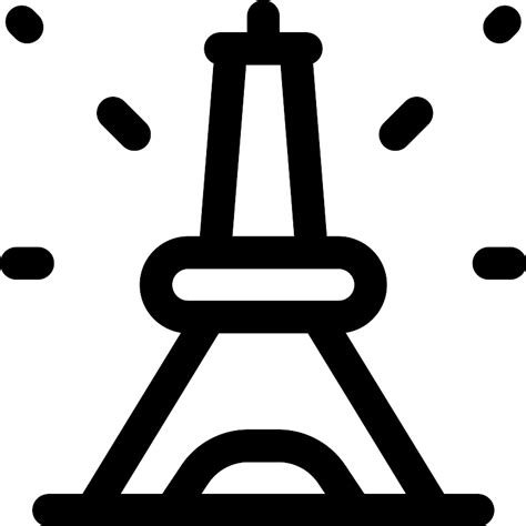 Eiffel Tower Vector SVG Icon SVG Repo