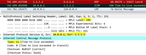 Mpls Oam How P Router Replies Icmp Ttl Exceed Through Vpn Label