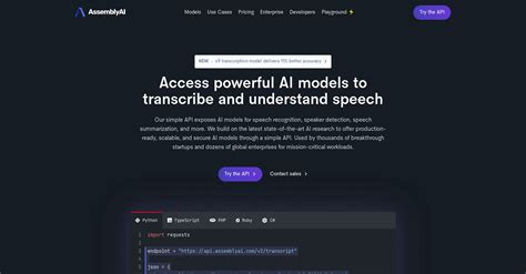 Assemblyai Top Ai For You