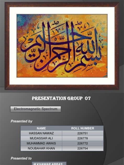 Presentation Specturm Of Light Pdf Pdf Electromagnetic Radiation Ultraviolet