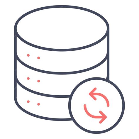 Premium Vector Data Synchronization Vector Illustration Style
