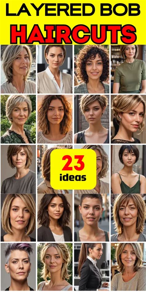 Stylish Layered Bob Haircuts For Women Find Your Perfect Style