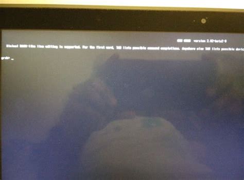 Fix Minimal Bash Like Line Editing Is Supported Grub Error