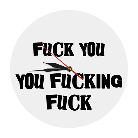 buy hilarious rude mature sweary wall clock f f f snarky conversation offensive