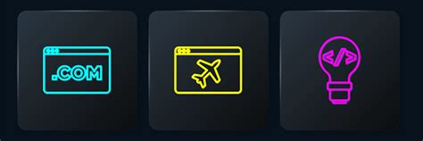 라인 Ui 또는 Ux 디자인 프론트 엔드 개발 및 웹 사이트 템플릿을 설정합니다 검은 색 사각형 버튼 벡터 개념에 대한 스톡 벡터 아트 및 기타 이미지 Istock