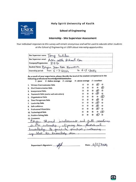 Site Supervisor Assessment Pdf