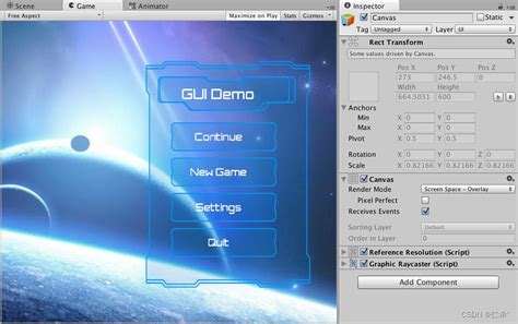 Unity Ui——uguiunity Ui布局 Csdn博客